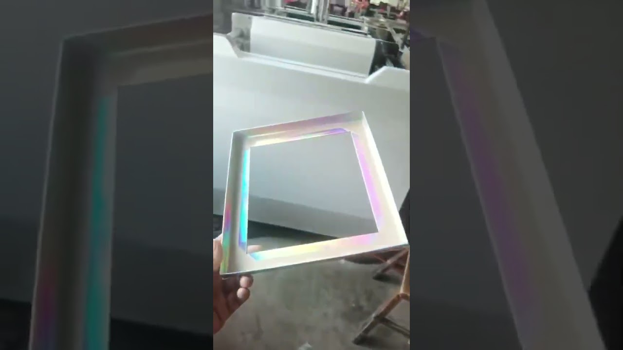 Rigid box window wrapping machine