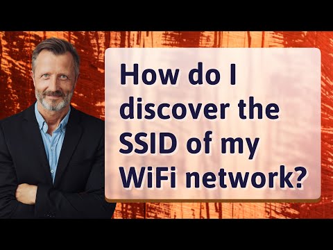How do I discover the SSID of my WiFi network?