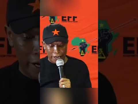 "The children of white people in this university can't sing Nkosi Sikelela iAfrica” Julius Malema