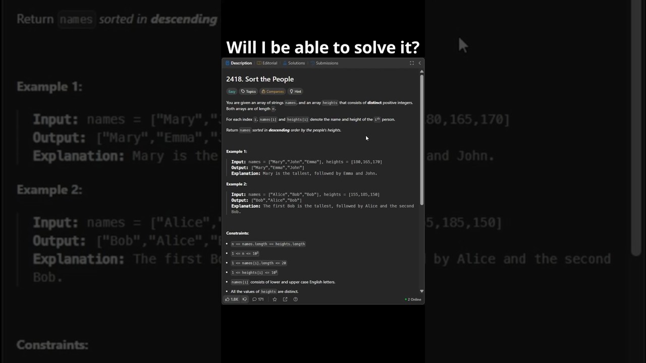 Day 96 of trying to solve LeetCode problems #coding