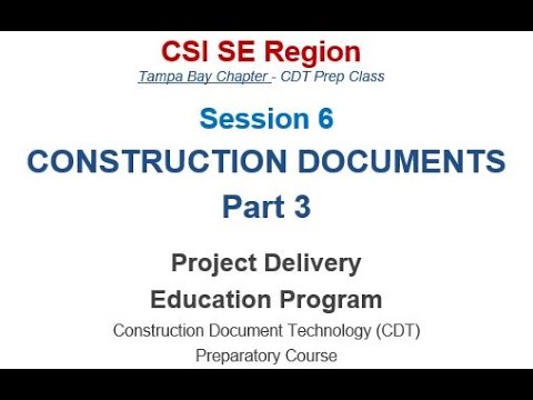 CDT Exam Prep Training Session 06 February 2, 2016