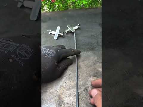 this is an amazing idea to make craft art from spark plugs and metal iron #shorts #craft #skills