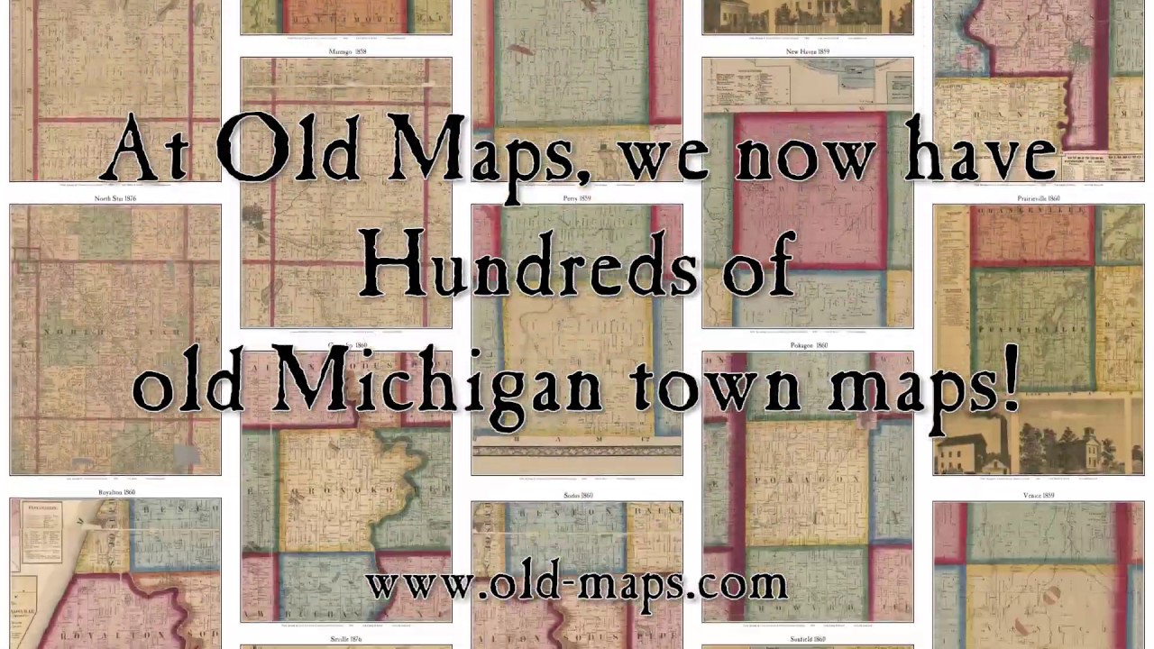 Historic Michigan Town Maps