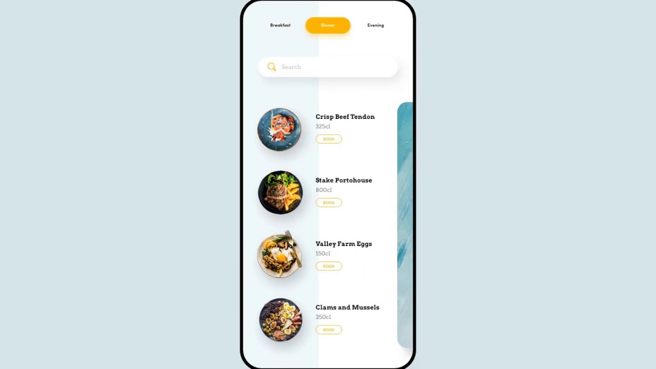 FOOD APP RECIPE by Afterglow