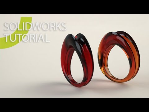solidworks 2020 Jewelry Ring and Photoview360 rendering tutorial