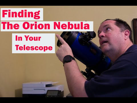 The Orion Nebula Through the Telescope