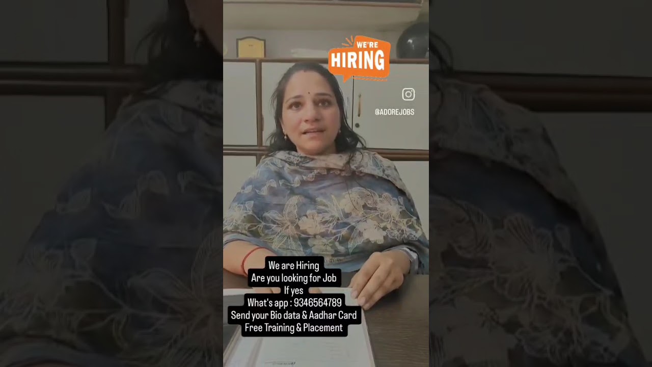 Let’s grow together! 💪#WeAreHiring #JoinOurTeam #HiringAlert #JobOpportunity #CareerGrowth #Adore