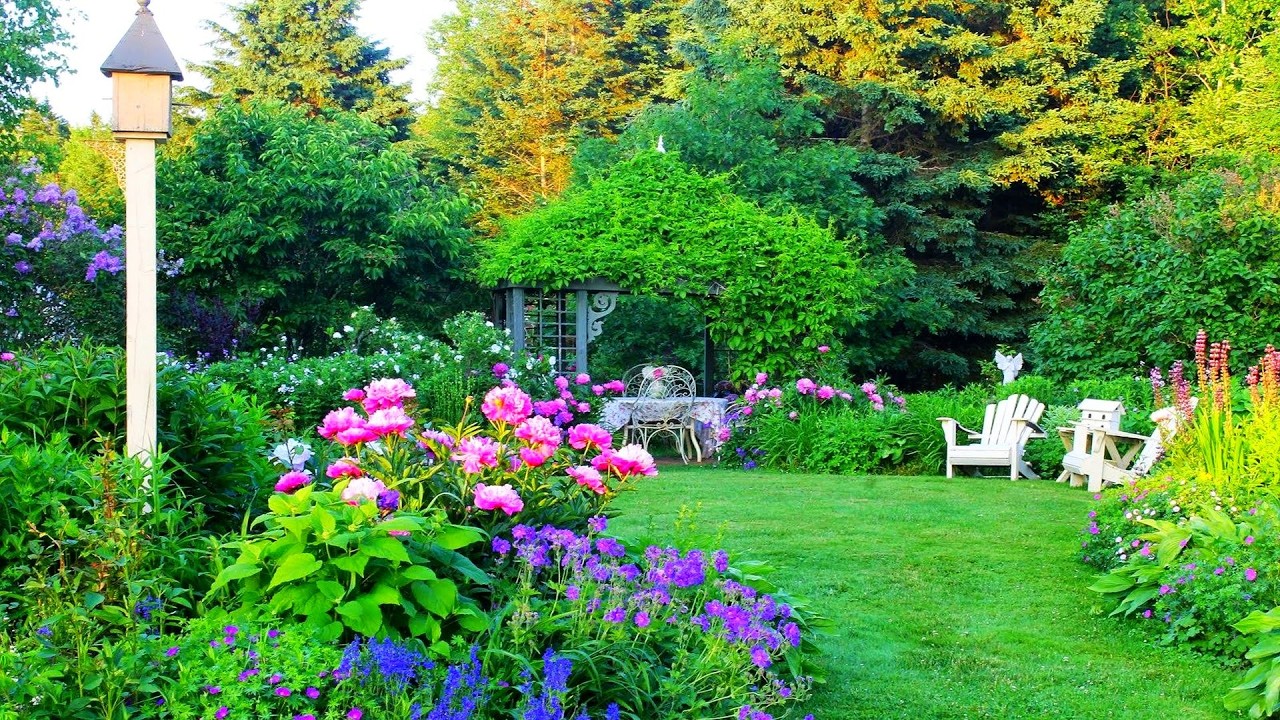 FRENCH COUNTRY FLOWER GARDEN DESIGN IDEAS | COUNTRY GARDEN IDEAS FOR ROMANTIC PROVENCE ESCAPE