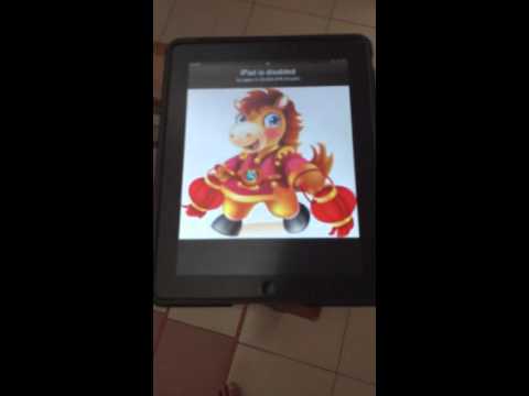 iPad disabled how to unlock it fast?
