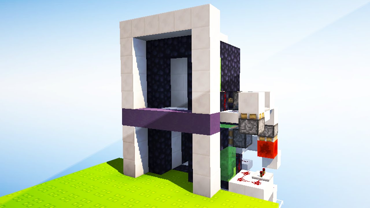 Realistic Piston Elevator - Redstone Tutorial