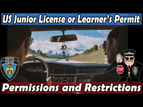 US Junior License Details, US Junior Learner’s Permit Details, What can i do with US Junior License