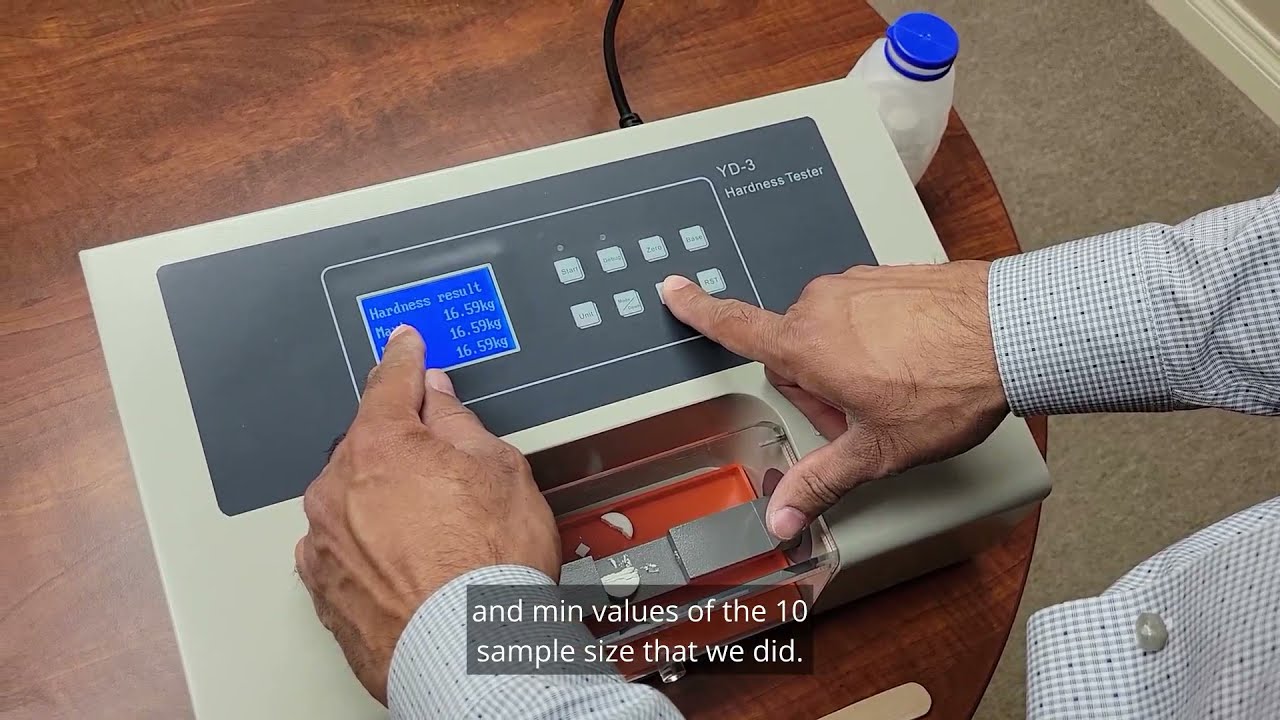 How To Use Tablet Hardness Tester [Kamal Manku]