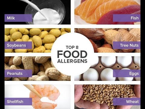 The "Big 8" Food Allergens
