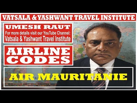 AIR MAURITANIE | AIRLINE CODES || for || IATA AIRLINE TICKETING COURSE