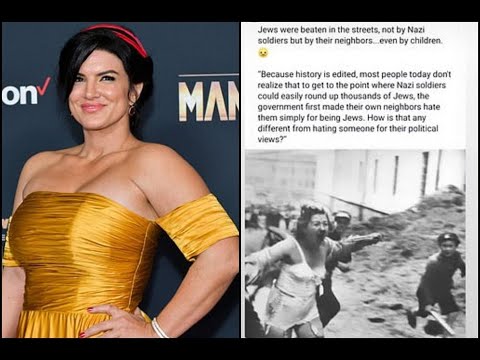 What does Gina Carano's tweet that got her fired from Disney have to do with lockdowns in Canada??