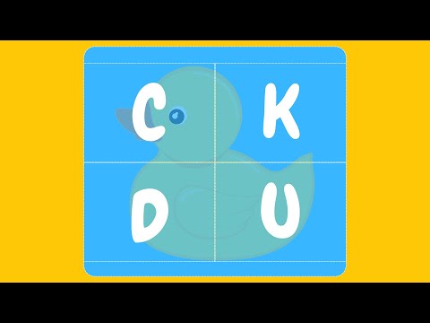 Teaching the Letter D: Fun Word Game with Duck and Desk for Kids!