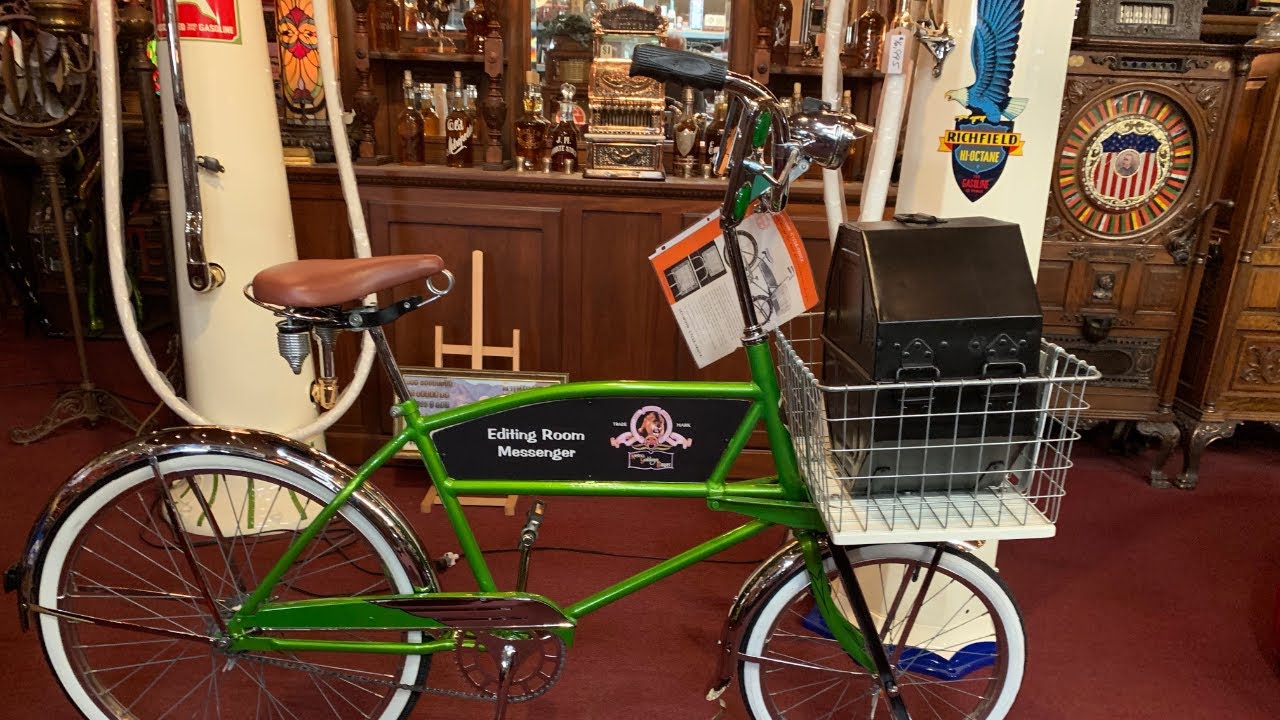 1940's Schwinn Truck Cycle MGM Studios Delivery Bike SOLD FOR  $4,495
