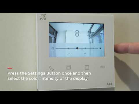 ABB Welcome® - Basic Settings of the 4.3” WiFi Panel