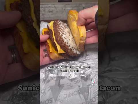 Sonic’s spring menu features an all-new Cheesy Bacon Sonic Stack and Cheesy Bacon SuperSonic.