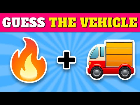 Guess The Vehicle by Emoji 🚗🚌 | Emoji Quiz