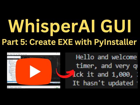 KivyWhisper Pt5: Create EXE with PyInstaller