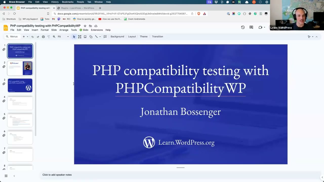 PHP compatibility testing with PHPCompatibilityWP