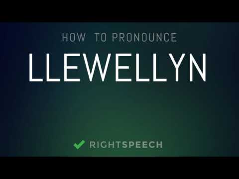 Llewellyn - How to pronounce Llewellyn