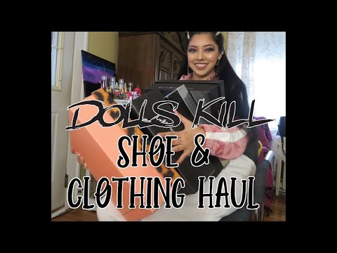 HUGE DOLLS KILL SHOE & CLOTHING HAUL