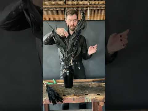 Solid Black Flower Arrangement?! Flowers for Spring? Groundbreaking! #youtubepartner