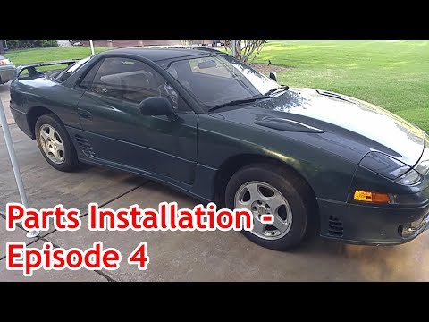 Mitsubishi 3000 GT - 1992 Classic - Episode 4 - Parts Installation - Engine compartment