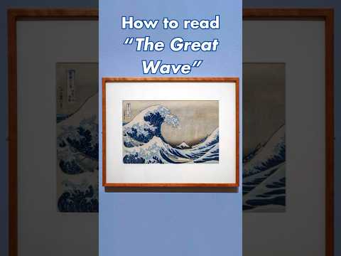 Reading The Great Wave by #Hokusai #TheGreatWaveOffKanagawa #historyofart #TheGreatWaveHokusai