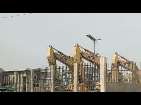 Driving Through "Ago Palace Way" in the city of Lagos, Nigeria 2023