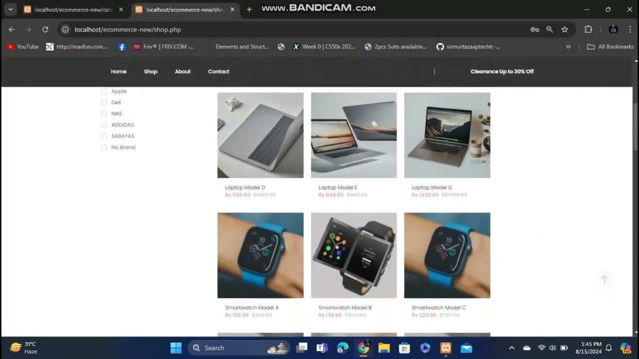 PHP & MySQL eCommerce Website: Complete Source Code on GitHub