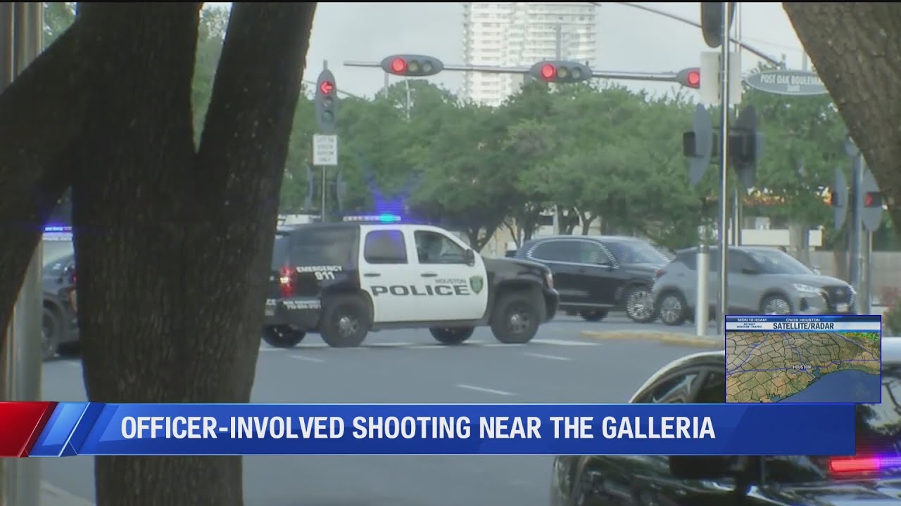 Officer and suspect hospitalized after shooting near Houston Galleria