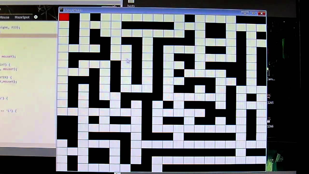 Maze Solver v 1.0 - Processing.org
