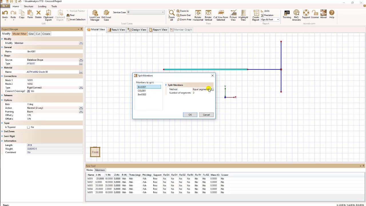 VisualAnalysis: Creating Members