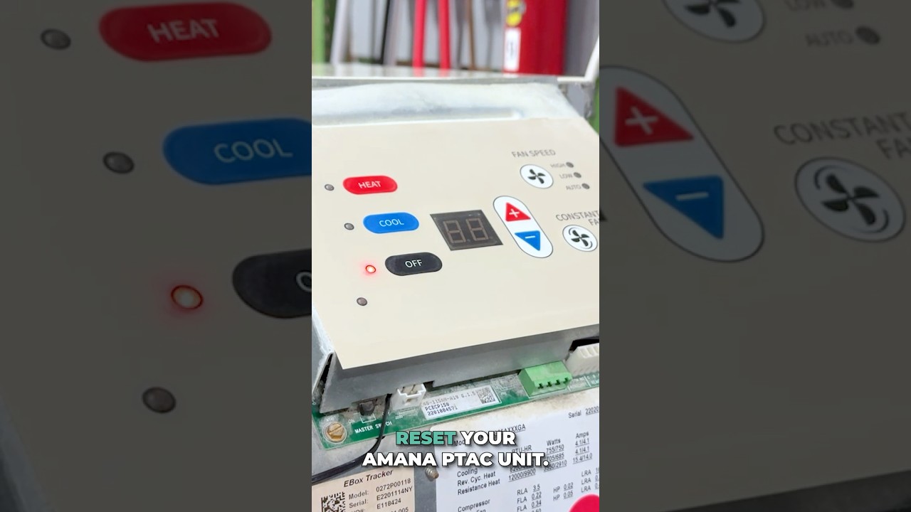 Troubleshoot and Reset Your Amana PTAC Unit IN SECONDS