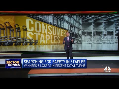 How consumer staples do in a recession