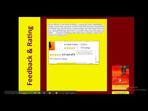 Book review Sample Video