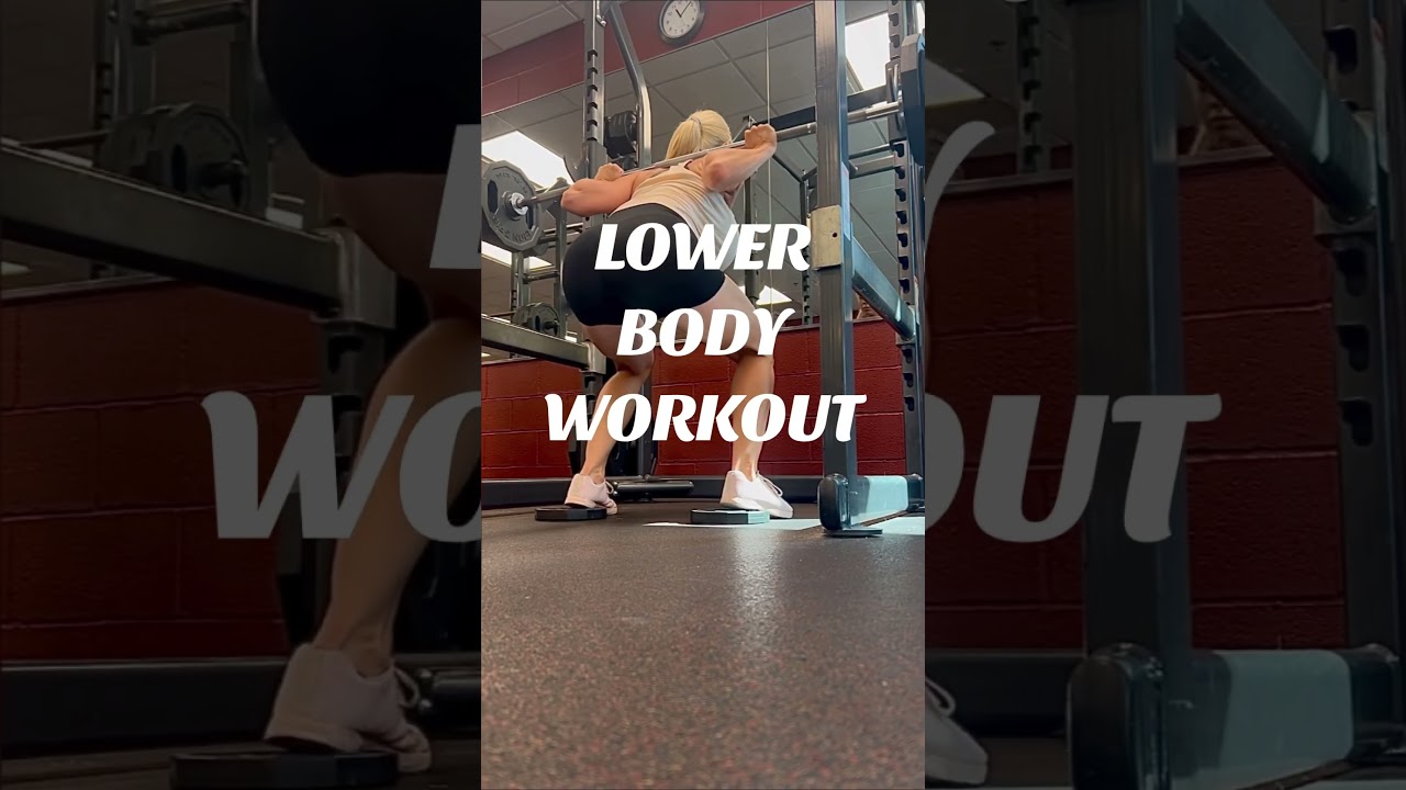 Do this lower body workout with me! #motivation #bodybuilding #fitnessmotivation #gymworkout #fit