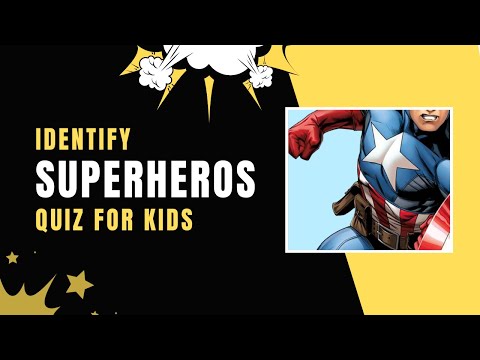 Identify Superheros Quiz | 10 Visual Brain Teasers For Kids | Hidden Picture Puzzles For Kids