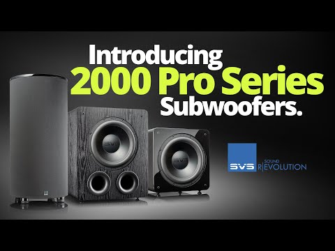 SVS 2000 Pro Series Subwoofer Technology Overview