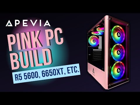 Pink PC Build - AMD R5600, RX 6650XT, and its Pink