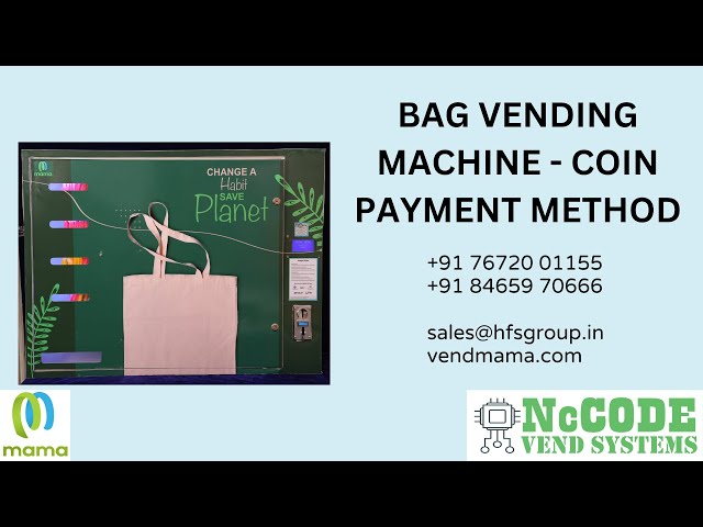 Coin Operated Vending Machine - Coin Operated Bag Vending Machine ...