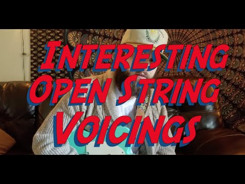 Interesting Open String Chord Voicings - 2 Minute Licks & Tricks