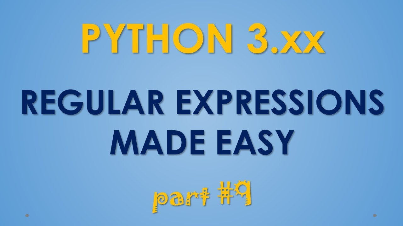 Python Regular expressions -part #9 - Non-capture - Backreferencing groups