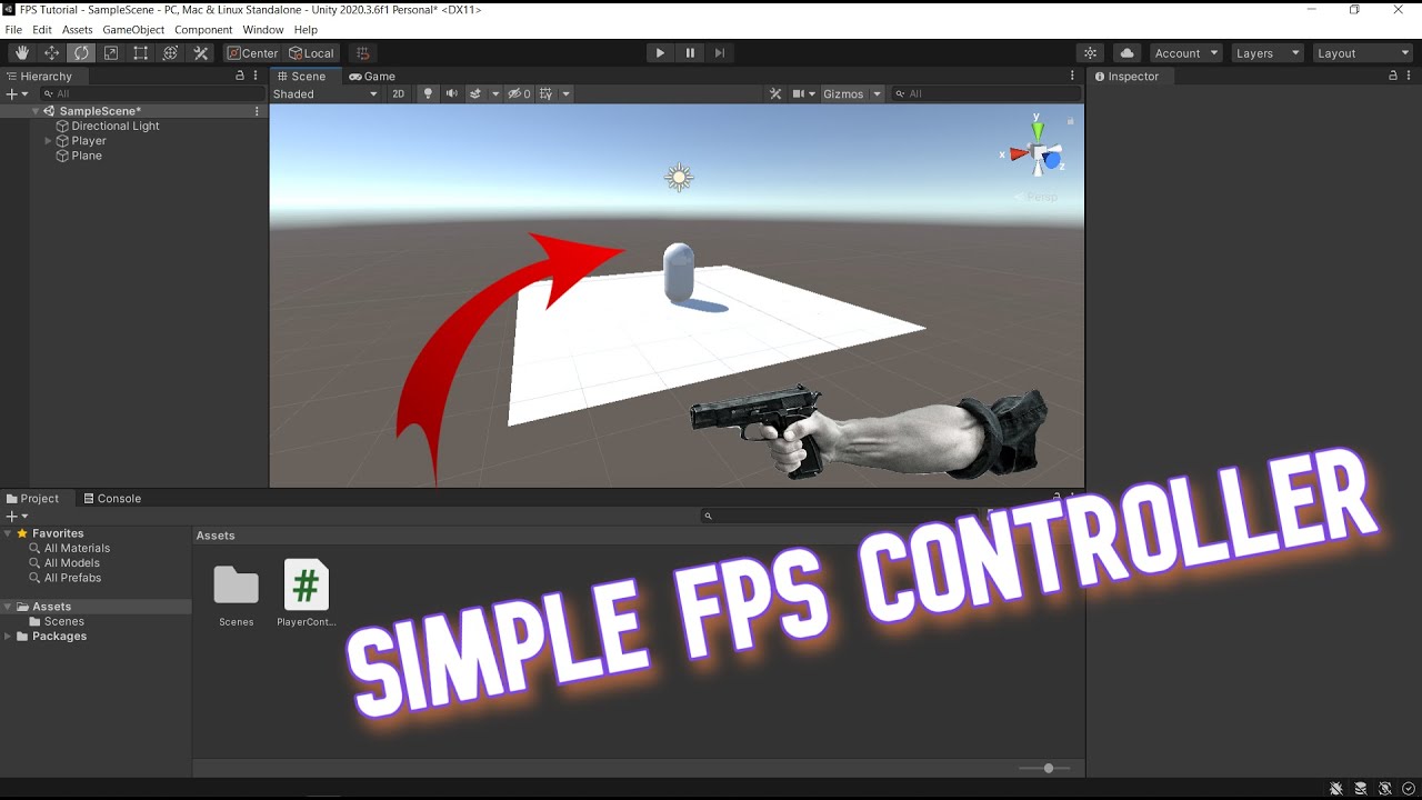 Unity 3D FPS Tutorial. Part 1: Basic Movement