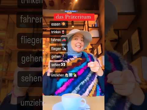 das Präteritum von unregelmäßigen Verben | #deutsch #المانيا #german #almanya #ألمانيا #shorts