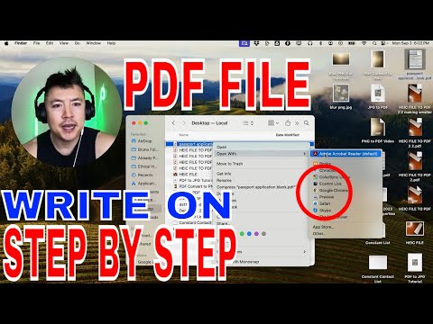 ✅ How To Write On PDF Document With Mac 🔴