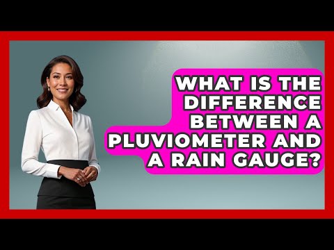 What Is The Difference Between A Pluviometer And A Rain Gauge? - Weather Watchdog